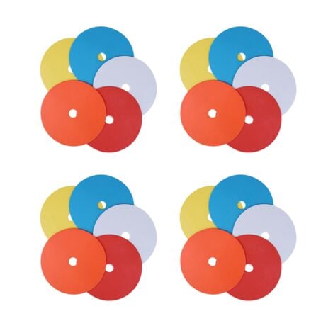 40 Pack Flat Disc Markers Non-Slip Dots Football Basketball Sports ...