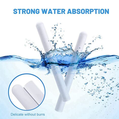 12 Pcs Diatomite Drying Rod Stick Moisture Absorbent Clean Earth ...