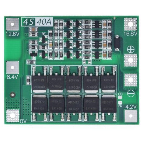 4S 40A 18650 Li-Ion Lithium Battery Charger PCB Board Module Protection ...