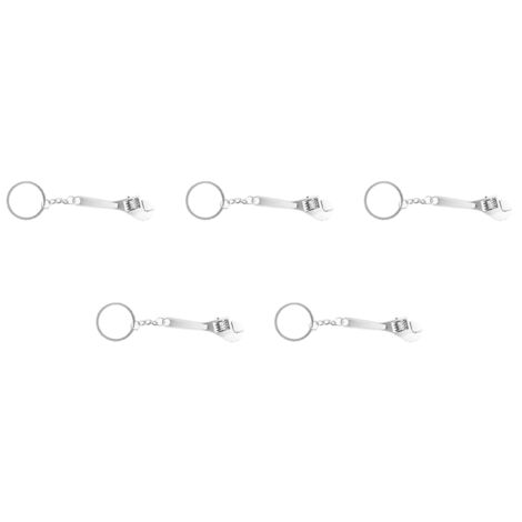 5X Adjustable Wrench Mini Key Keyring Gadget Adjustable DIY Hand Tool