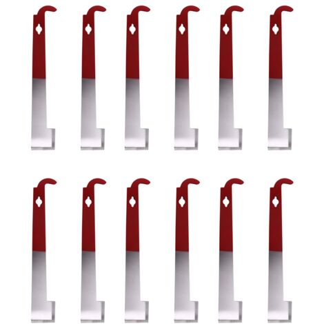 12 Pack Stainless Steel Beekeeping Hive Tool J Hook Bee Frame Scraper ...