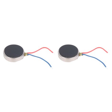 2X Flat Vibrating Vibration Motor Phone Part DC 3V 60MA 9000 +/- 2000RPM