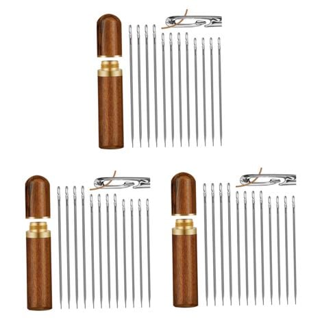 36X Self-Threading Sewing Needles, for Hand Sewing, Elderly, Easy ...