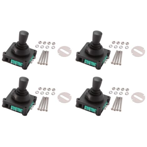4X Joystick Switch AC 240V 5A 4NO 4NC Momentary 2.5Mm Thread Mounting