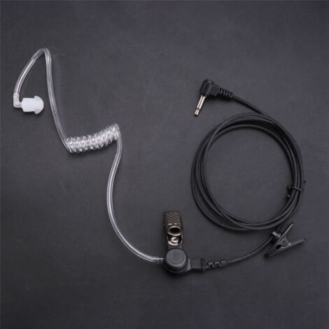 6X Flexible Transparent Acoustic Tube Earpiece Straight Only for ...