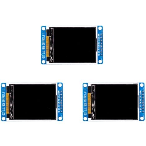3X 1.8 Inch Full Color 128X160 RGB SPI TFT LCD Display Module St7735S 3.3V Replace Oled Power Supply