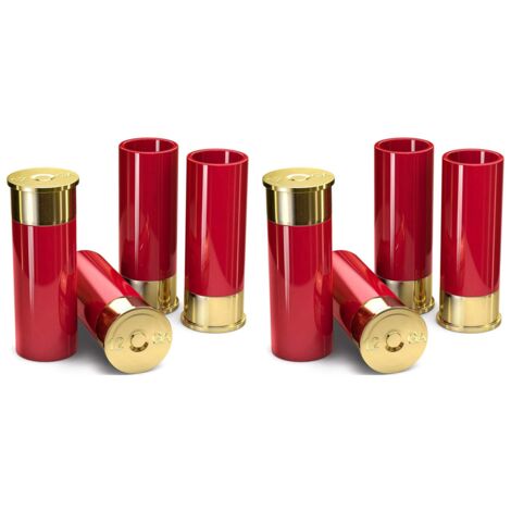 8 12 Gauge Shot Glasses, Tequila Shot Glasses