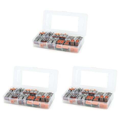 564Pcs Gray Deutsch DT Connector Kit Series with 16 Solid Contacts in 2 ...