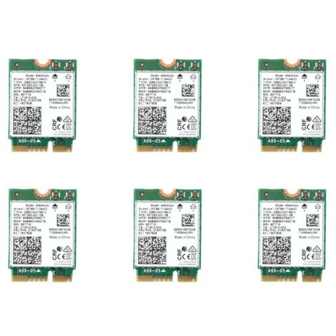 6X 1730Mbps for Dual Band Wireless AC 9560 Desktop Kit Bluetooth 5.0 ...