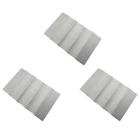 3X Embossed Aluminum Heat Shield, for Exhaust Pipe and Automotive ...