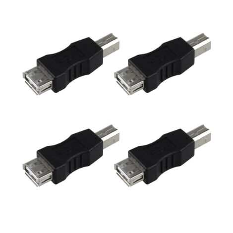 4X USB Type A to B Male Adapter