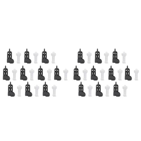 20Pcs Plastic Clip for CPU Heatsink Cooler Fan 4 Way