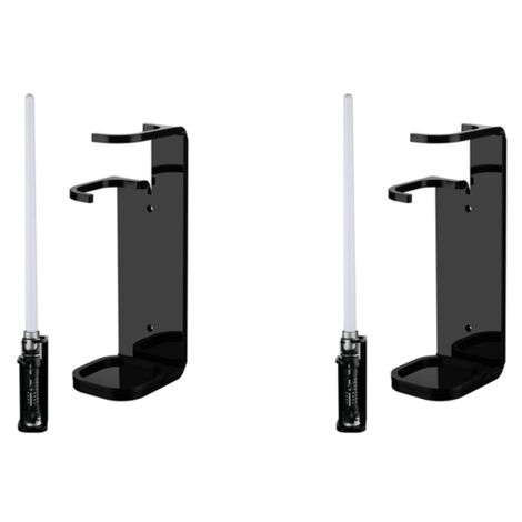 2X Wall Mount for Laser- Light Saber Display Rack Wall Holder-Includes ...