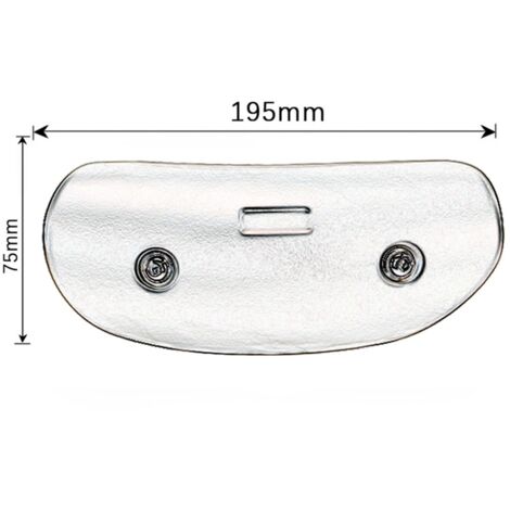 2X Universal Motorcycle Exhaust Muffler Pipe Leg Protector Heat Shield ...