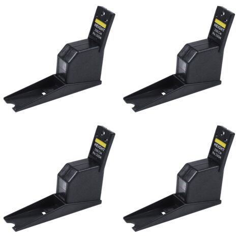 4X Growth Ruler Height Meter Wall Mount Black Stadiometer 200Cm Tape ...