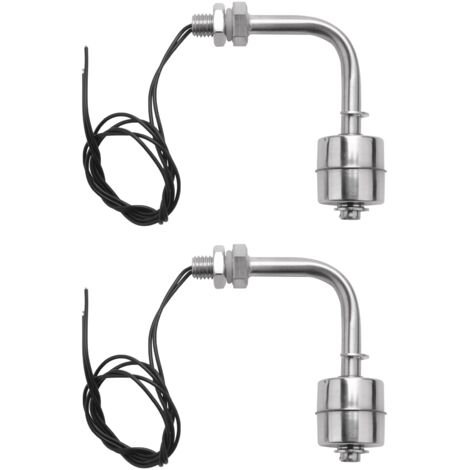 2X Liquid Level Right Angle Float Switch Stainless Steel for Aquarium