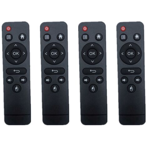 4X Remote Control for 331/ Max X3 /MINI V8/ MAX H616 Smart TV Box ...