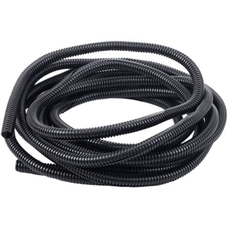 2X Inner Tube Diameter Sleeve Black Color Polyethylene Duct Loom Split ...