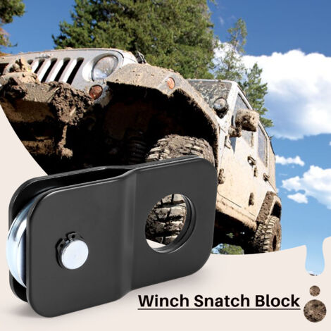 4 Ton (8000 Lb) Mobile Pulley Splint for Snatch Block Winch