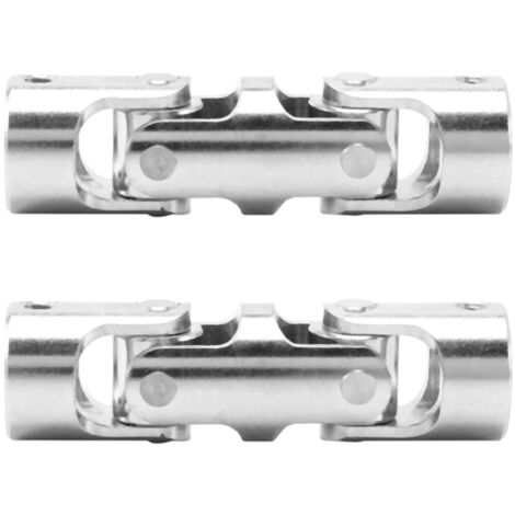 2X Remote Control Universal Joint Double Cardan Couplings with Screw, 6X6mm