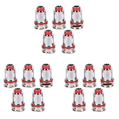 15Pcs Rpm 2 PM2 Mesh Coil 0.16Ohm Coil Head Replacement Core Accessories