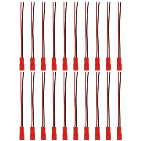 10 Pairs x JST Male Connectors/ RC Lipo Battery