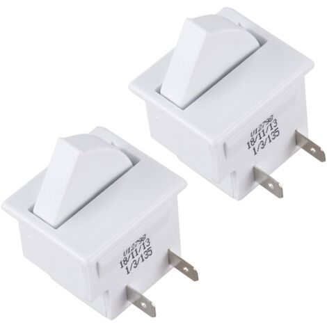 2X Refrigerator Door Lamp Light Switch Replacement Part Kitchen 5A 125V