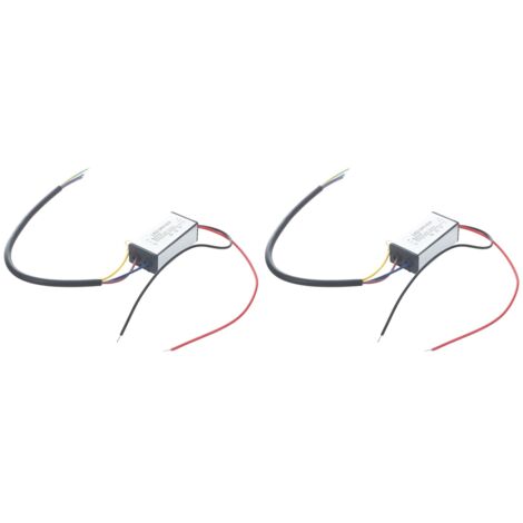 2X LED Lamp Transformer Driver Power Supply DC 36V 20W Waterproof