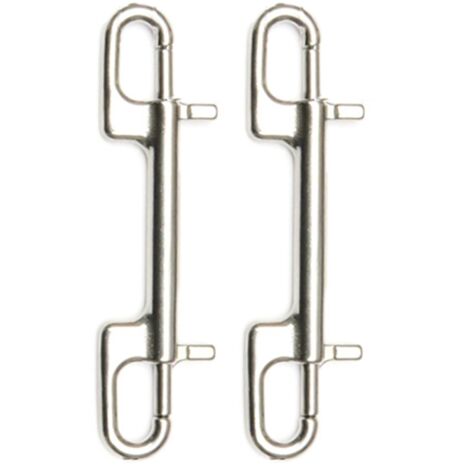 2X Stainless Steel Double Bolt Ended Diving Hook