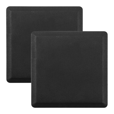 80mm Square Plastic Pipe Tube End Caps x 80mm, End Plug, 2PCS