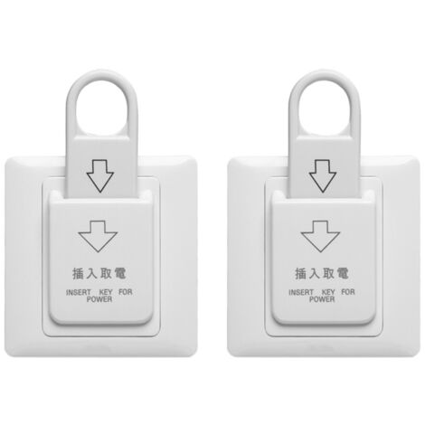 2X High Quality Hotel Grade Magnetic Card Switch Energy Saving Key for ...