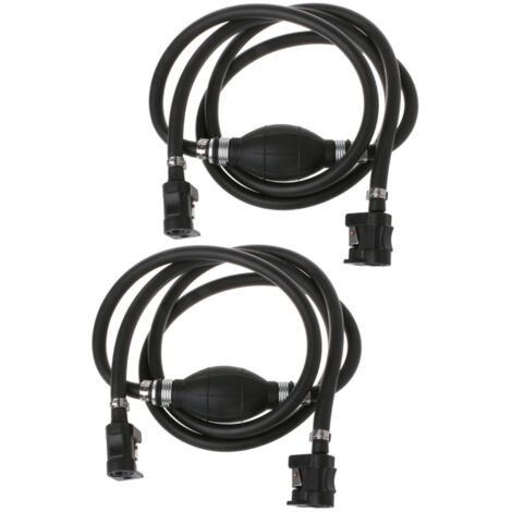2X Fuel Line Hose Gas Tank Connector Set for Outboard Boat Motor