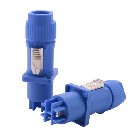 4 Sets PowerCON Connectors, NAC3FCA + NAC3MPA-1 and NAC3FCB NAC3MPB-1 ...