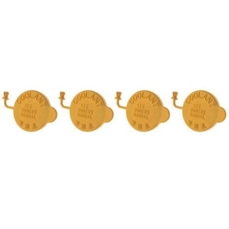 4X for Forester Legacy XV Deputy Cover Antifreeze Coolant Cap 45153AA000