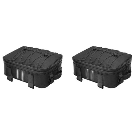 2X Motorcycle Rear Seat Luggage Bag Top Box Tail Box for R1200GS ...