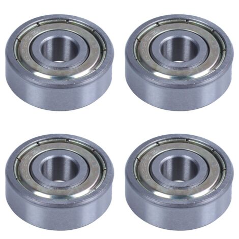 4 Pcs 8 X 24mm Metal Shielded Deep Groove Miniature Ball Bearing 628Z