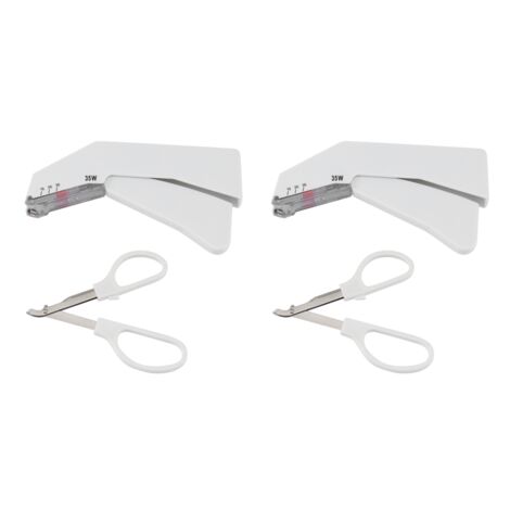 2X 35W Disposable Stapler Stainless Steel Skin Stapler with Nail Puller
