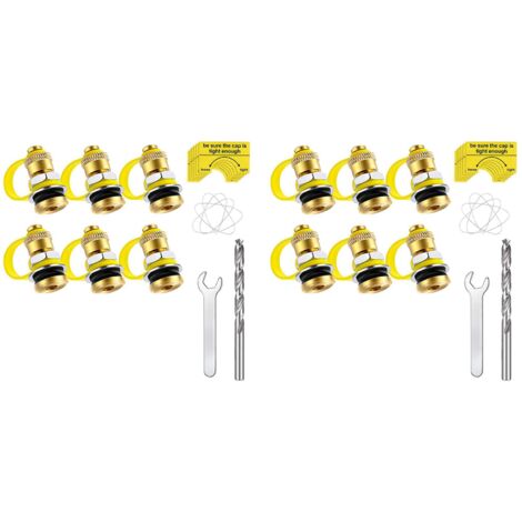 Fuel Gas Can Vent Caps, 12 Pack, Improved Fuel Vent Kit, Used for All ...