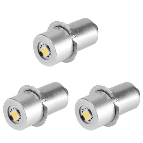 3X 1W P13.5S Led Flashlight Bulb, Emergency Work Light Torch ...