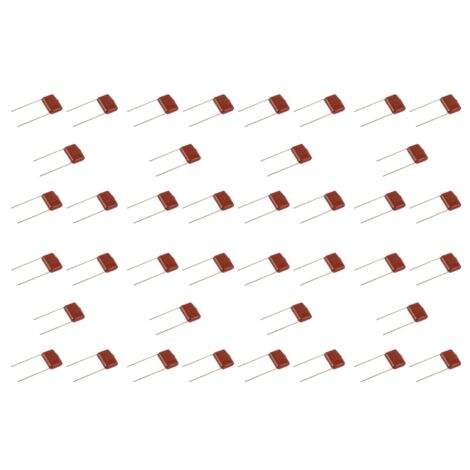 40 Pcs 250V 0.47UF 474J Metallized Polypropylene Film Capacitors