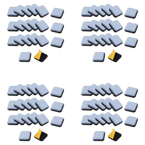 80 Pieces Furniture Glider Sliders Series 25 x mm PTFE Self-Adhesive ...