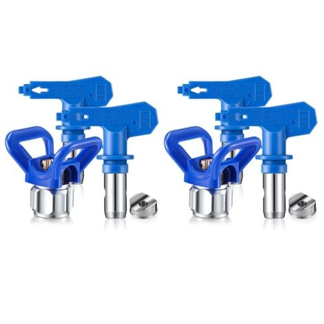 6Pcs Airless Spray Tips Paint Sprayer Tip Guard Nozzle Seat Replacement for Aerosol Nozzle(211,311)