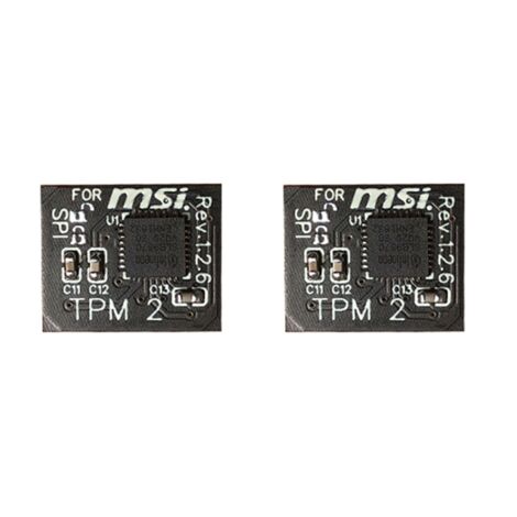 2X TPM 2.0 Encryption Security Module Remote Board SPI TPM2.0 12 Pin ...