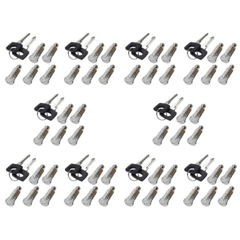 6707600205, 50 Door Lock Cylinders with 20 Same Keys for Sprinter W638 ...
