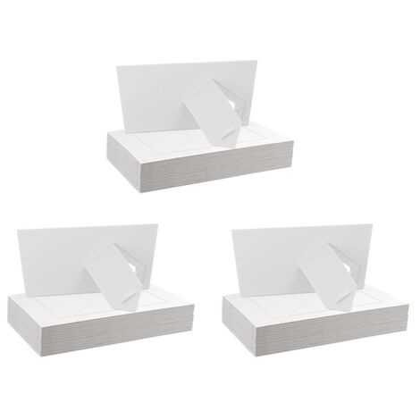 90 Pack Paper Picture Frames for 4 X 6 Inch Photos, White Cardboard ...