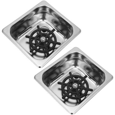 2X Cup Washer, Stainless Steel Automatic Cup Washer