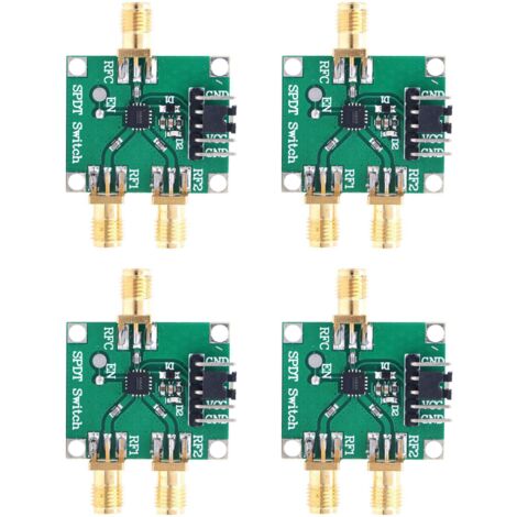 4X HMC849 RF Switch Module, Single Pole, Double Throw, 6GHz Bandwidth, Practical Multifunction ...