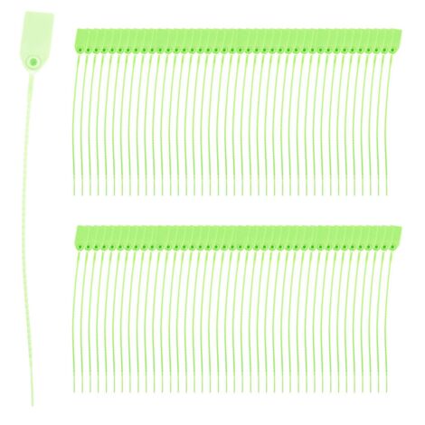 200 Plastic Tamper Evident Seals, Zip Lock Numbered Tags, Disposable ...
