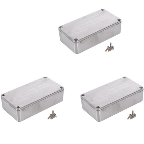 3X Die-cast Aluminum Enclosure Instrument Case for Project Waterproof ...