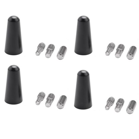 4X 3cm Short Roof Antenna Car Rod Aerial Adapter Short Foot Radio